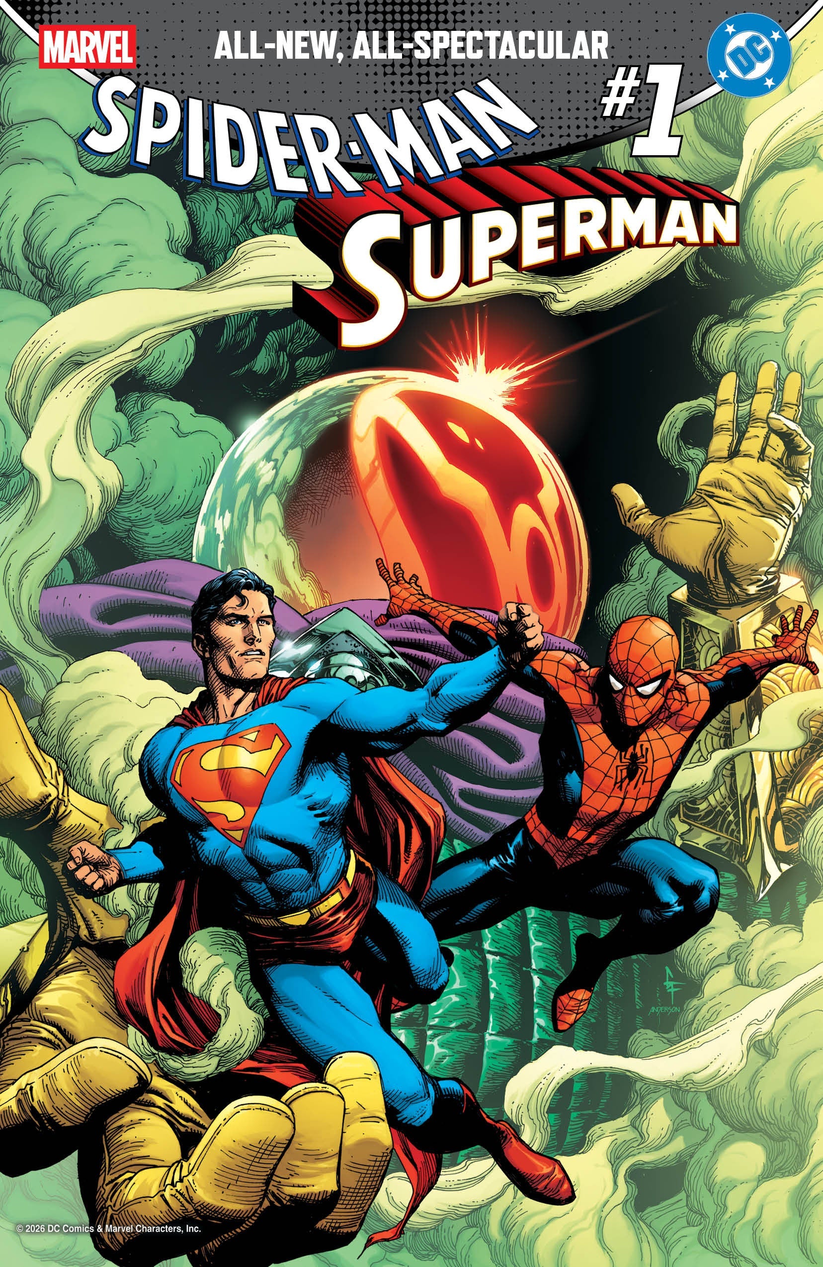 MARVEL/DC: SPIDER-MAN/SUPERMAN #1 GARY FRANK VARIANT (Pre-Order ...